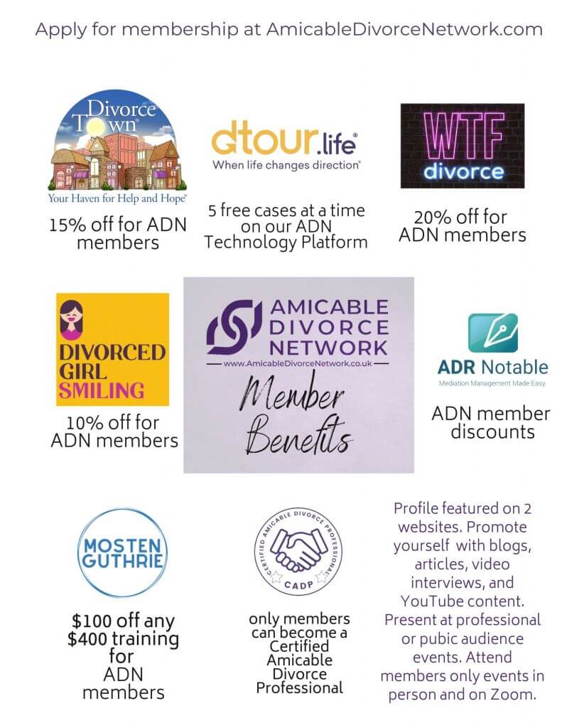 Amicable Divorce Network Membership Benefits | Join Us Today