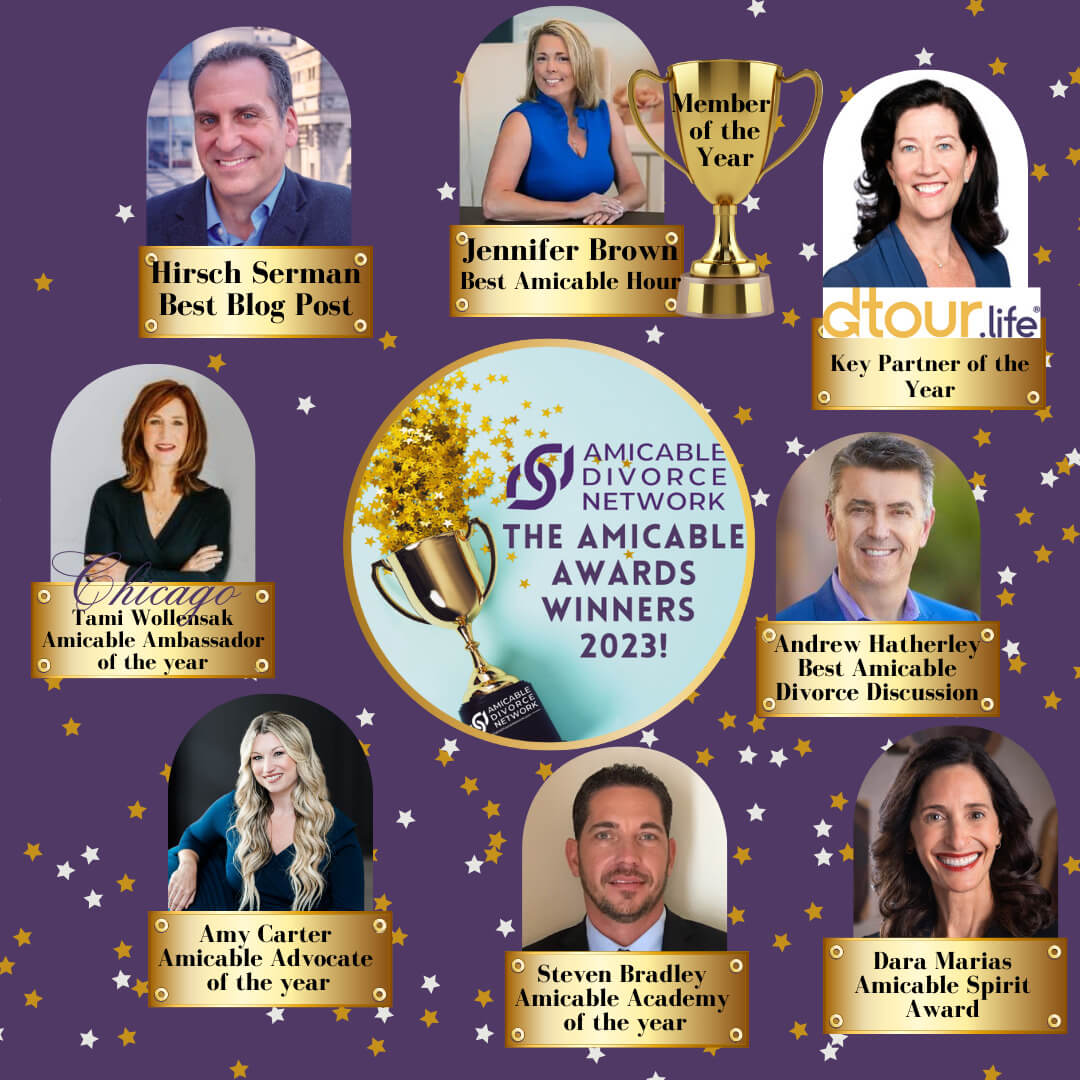 Amicable Divorce Network announces Amicable Award Winners for 2023